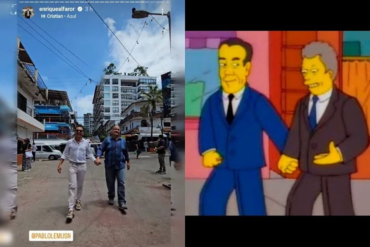 Como predijeron los Simpsons… Enrique Alfaro y Pablo Lemus dan ‘afectuoso’ paseo en Puerto ...